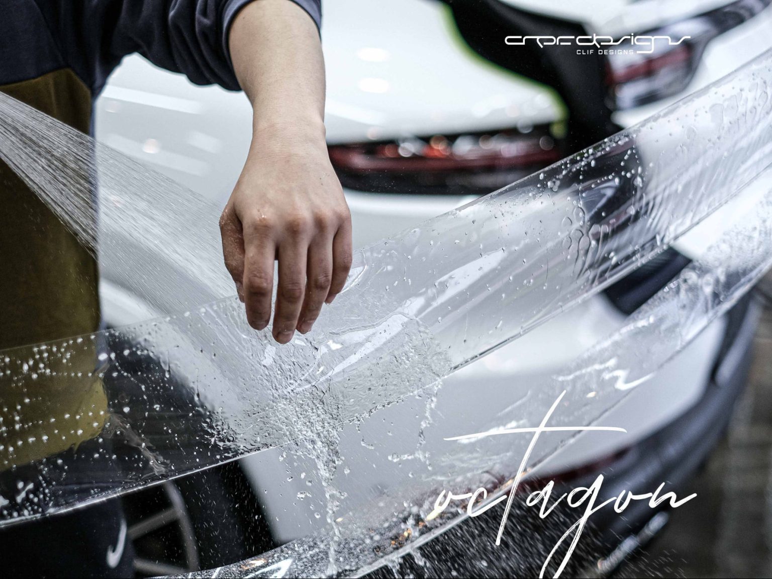 PPF Clif Designs OCTAGON for white cars – decalppf.com